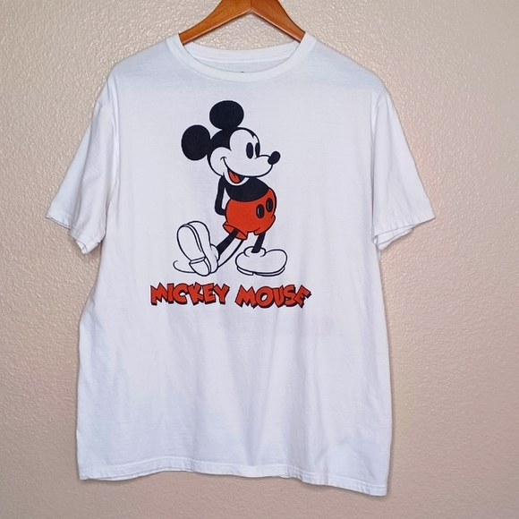Disney | Tops | Disney Oversized Mickey Mouse Boyfriend Tee Size Large ...